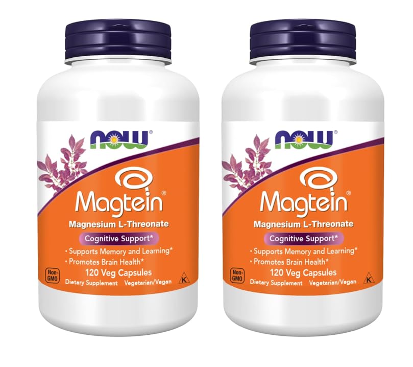 NOW Foods magnesium L-threonate capsules