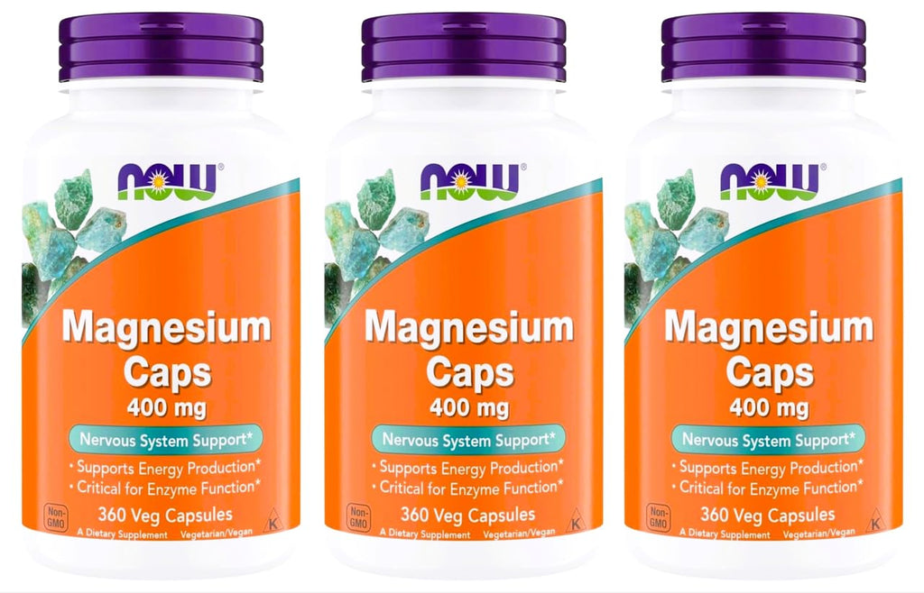 NOW Foods magnesium supplement capsules