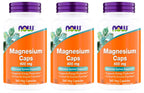NOW Foods magnesium supplement capsules
