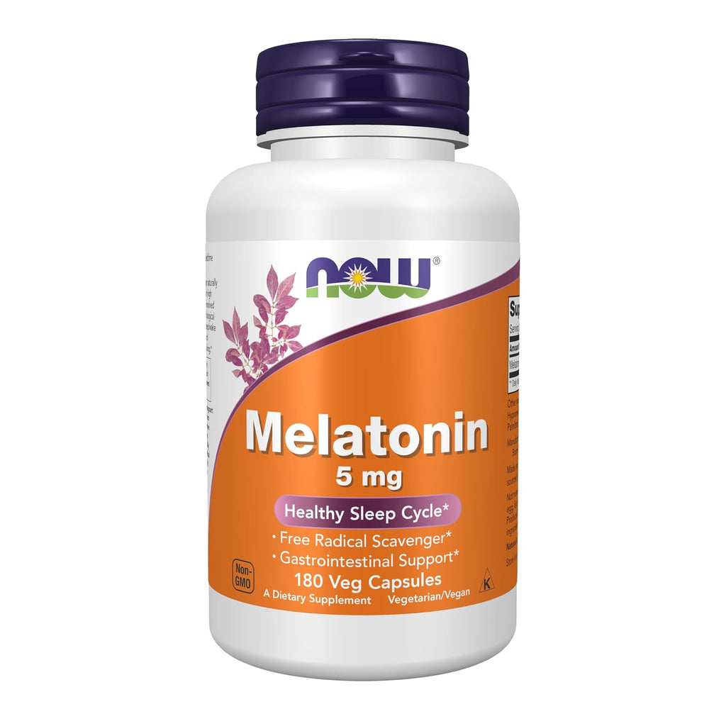NOW Foods melatonin 5 mg tablets