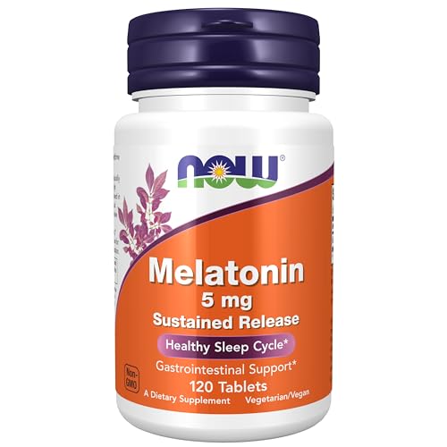 NOW Foods melatonin sleep aid tablets