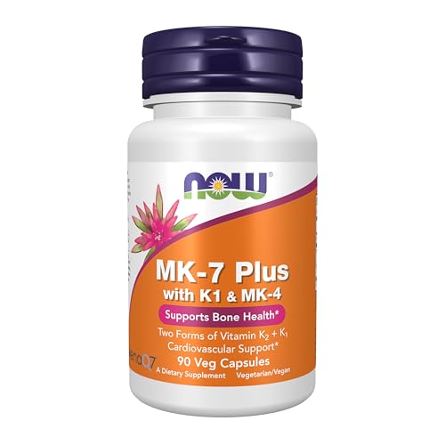 NOW Foods MK-7 Plus vitamin capsules