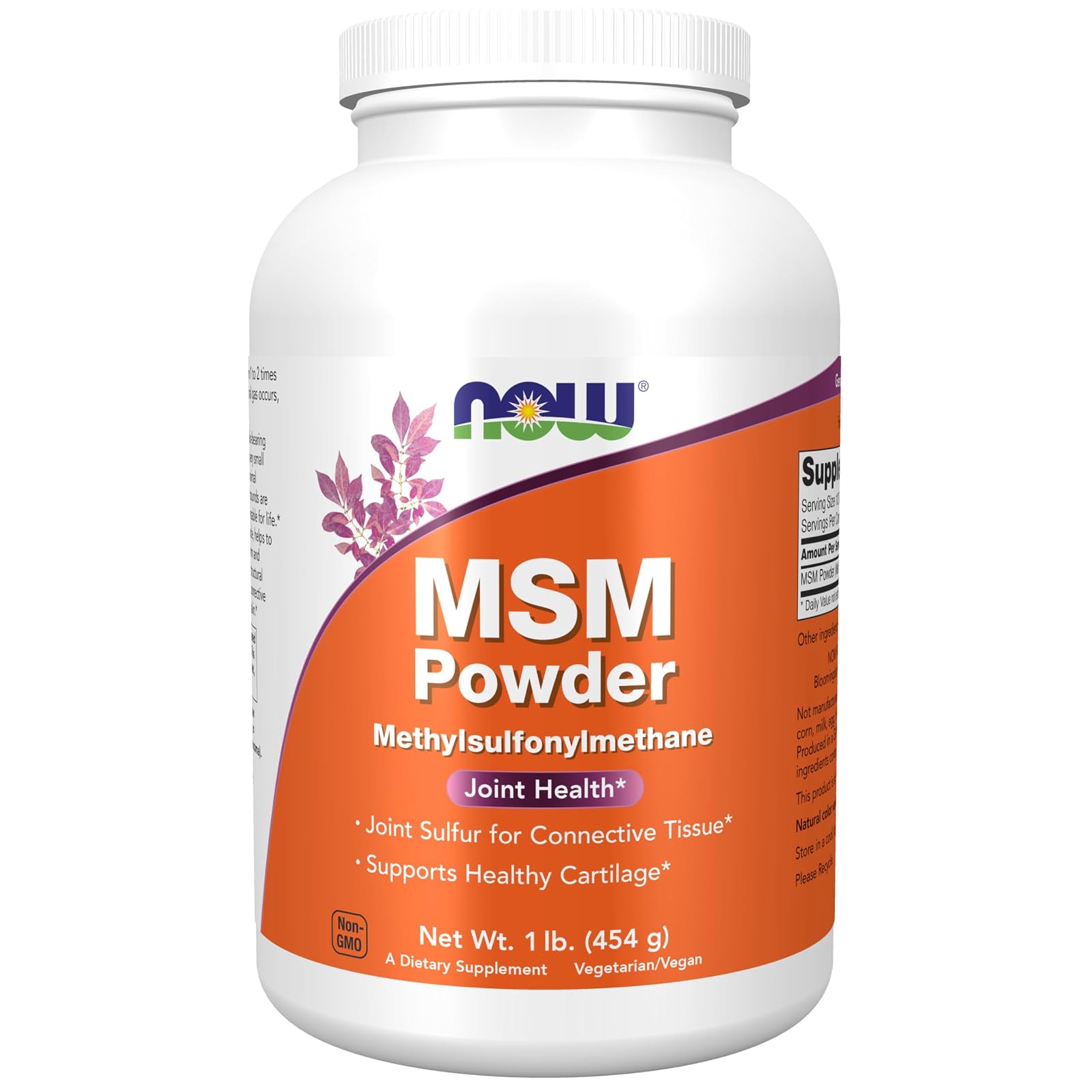 NOW Foods MSM powder for joint health