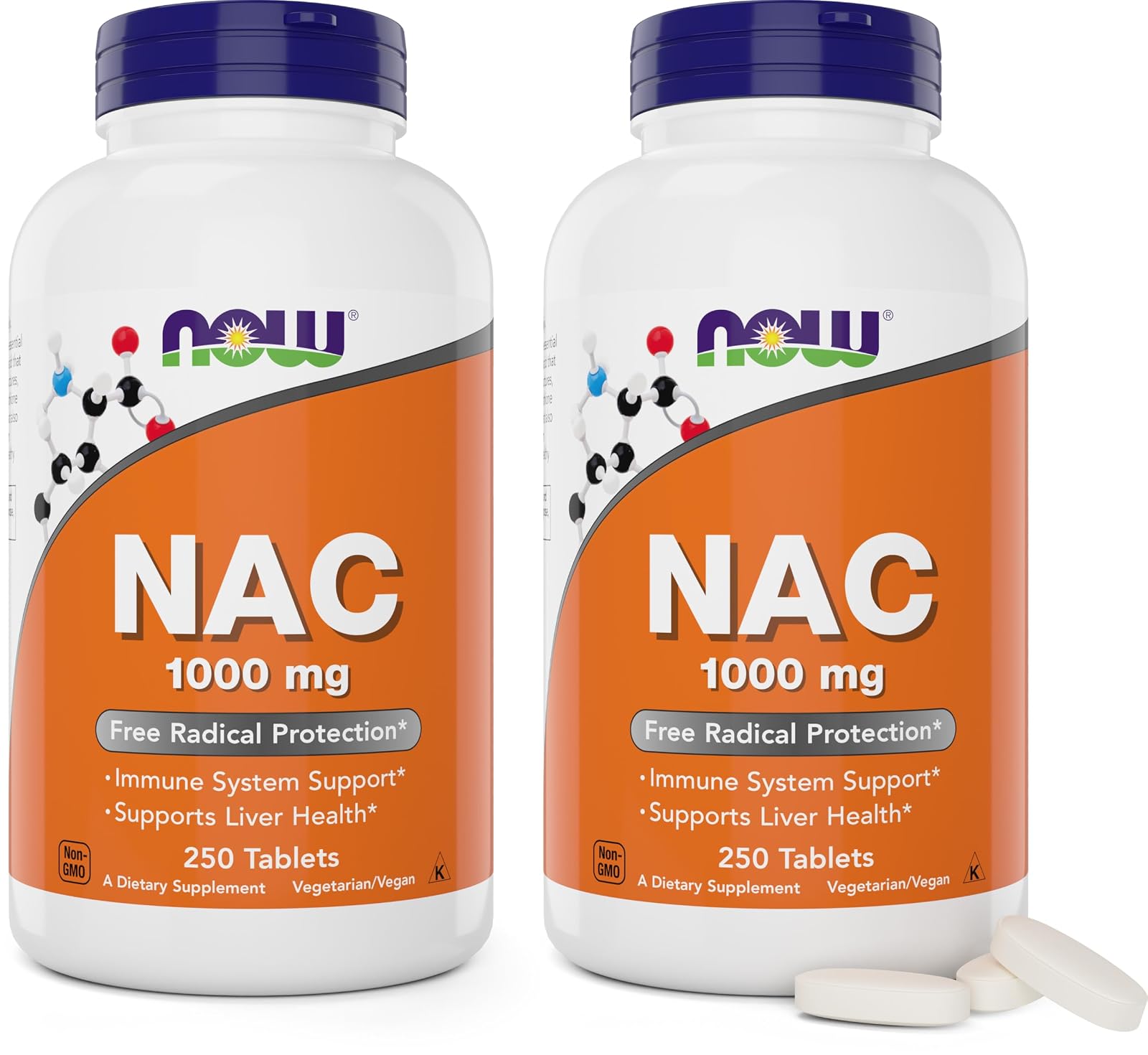 NOW Foods NAC 1000 mg tablets