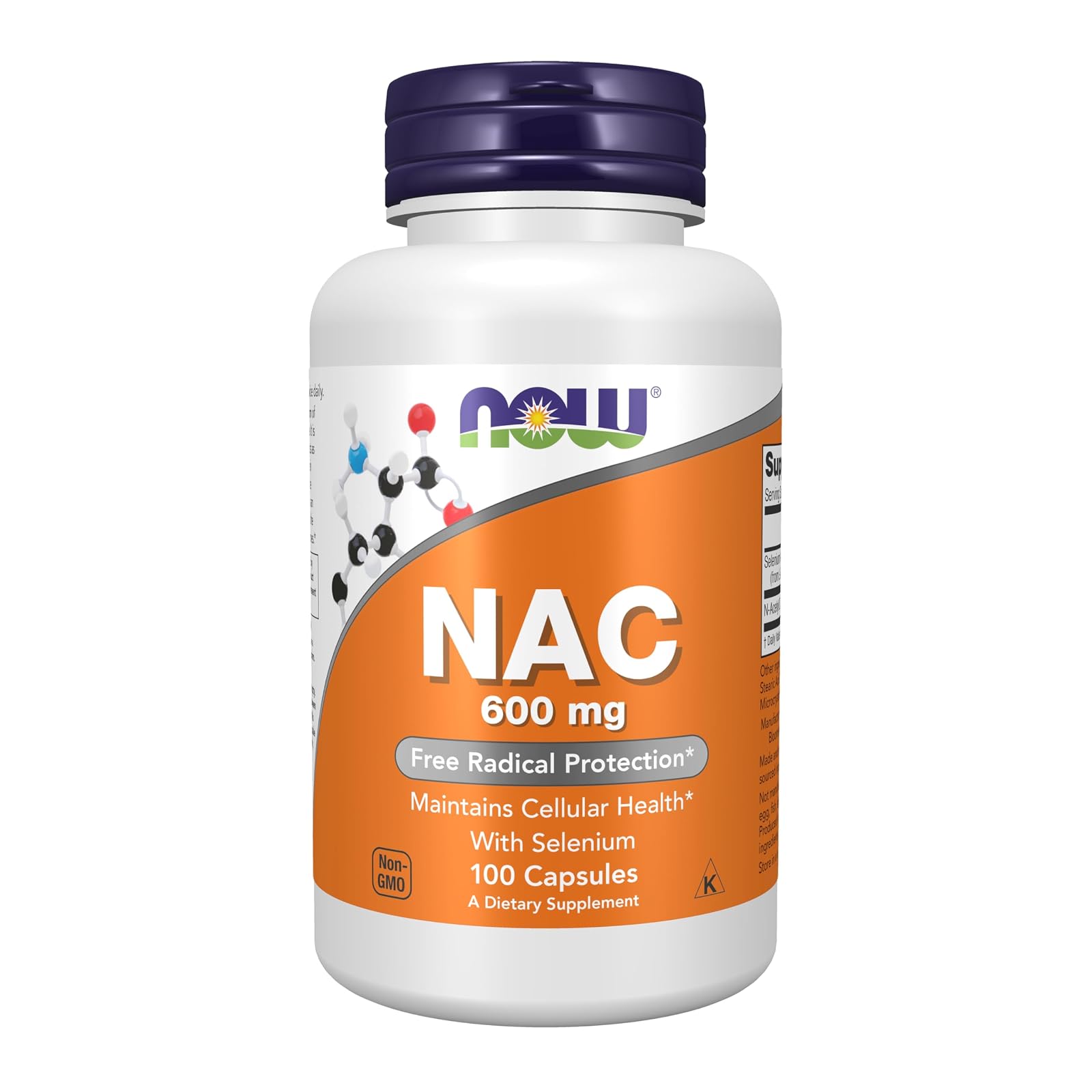 NOW Foods NAC 600 mg capsules