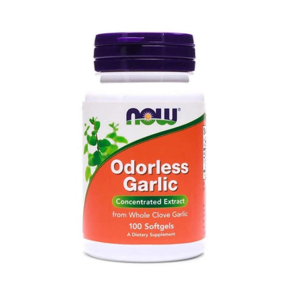 NOW Foods odorless garlic softgels for heart health
