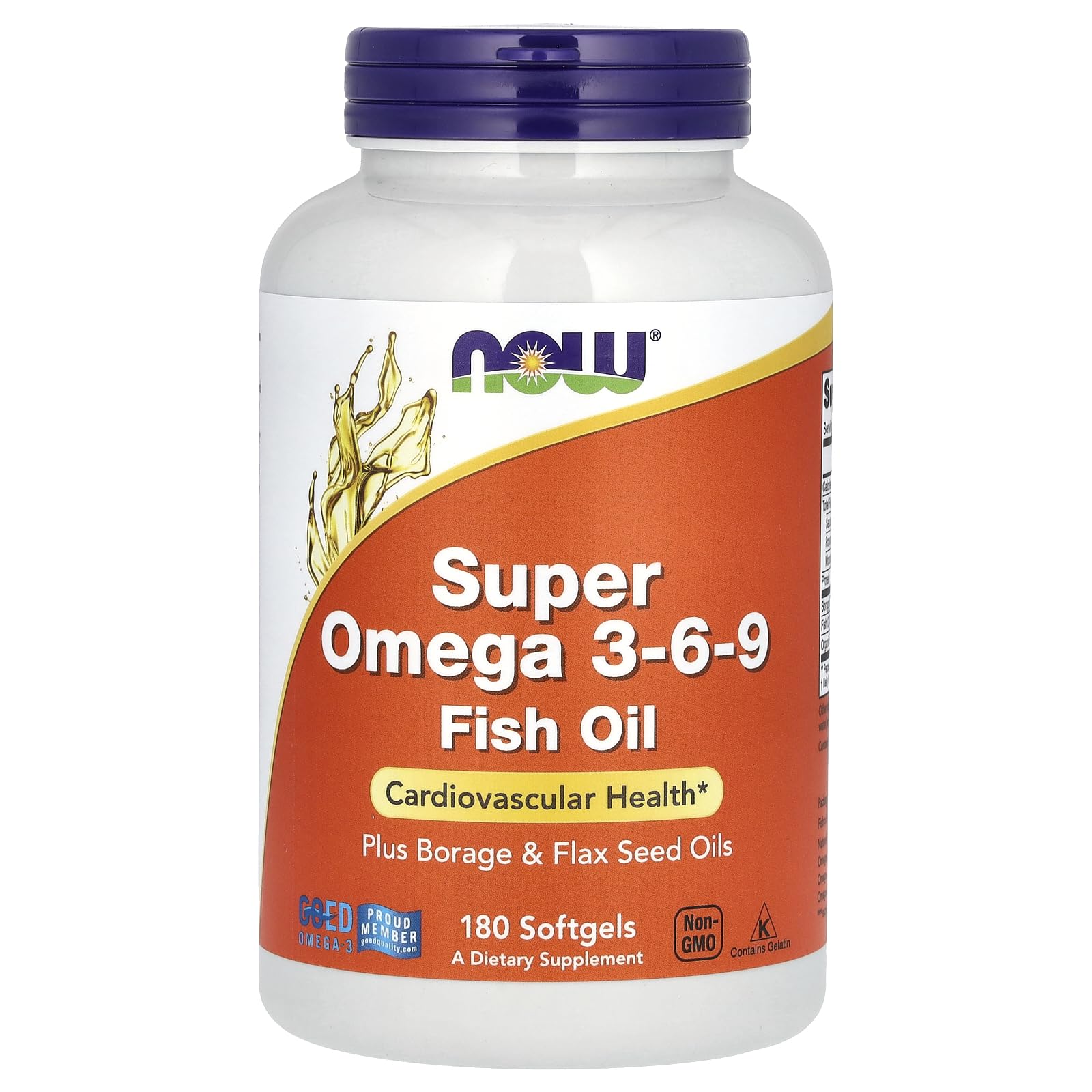 Now Foods Omega 3-6-9 softgels