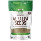 NOW Foods organic alfalfa seeds nutrition