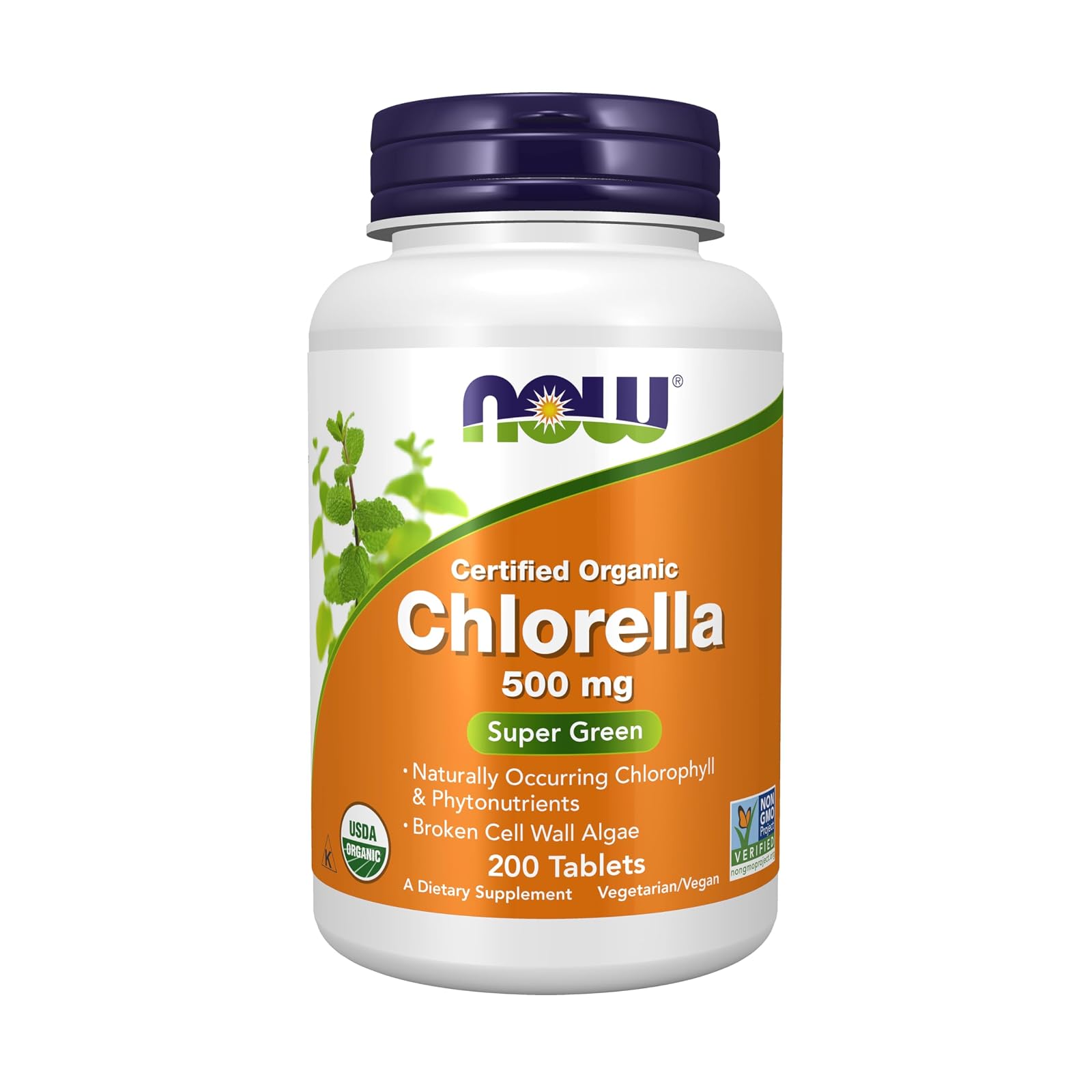 NOW Foods organic chlorella tablets