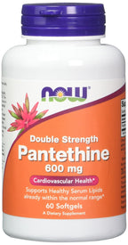 NOW Foods Pantethine softgels for energy