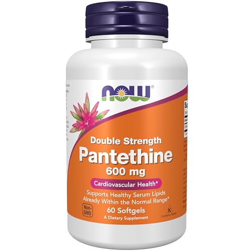 NOW Foods Pantethine softgels for energy