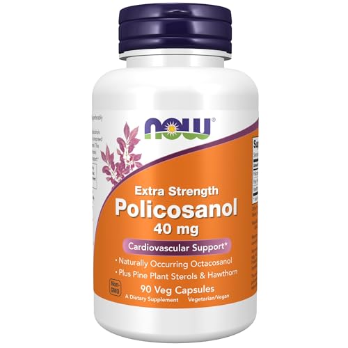 NOW Foods Policosanol 40 mg capsules