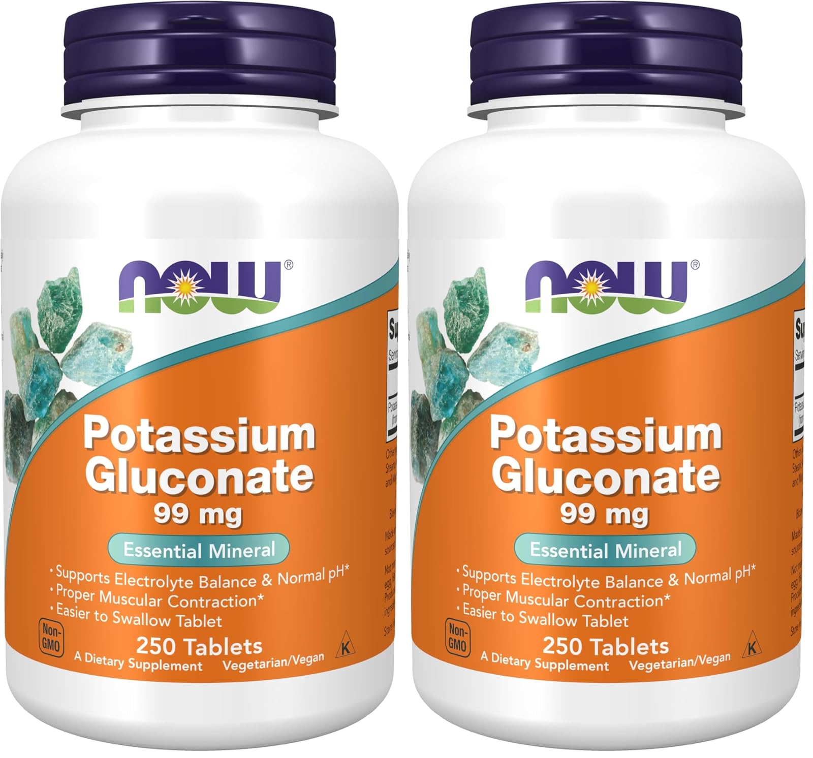 NOW Foods potassium gluconate tablets