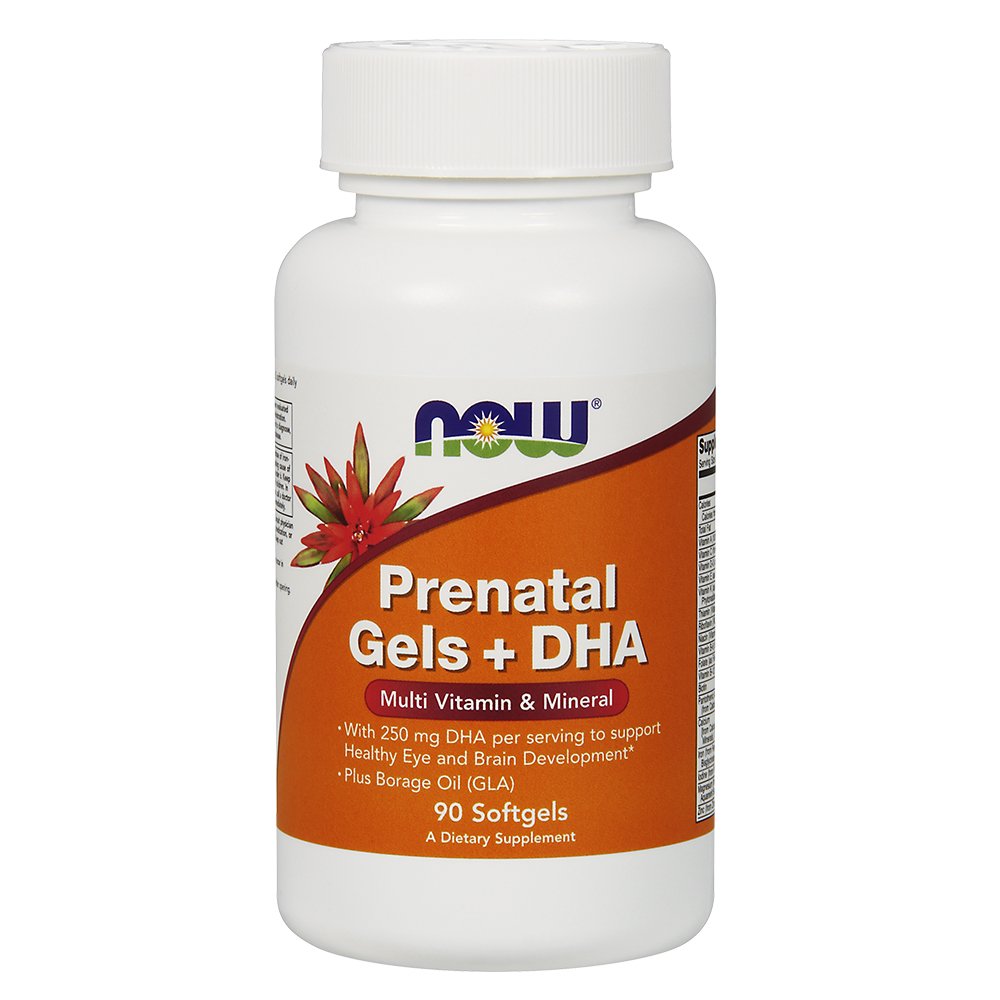 NOW Foods prenatal vitamins with DHA