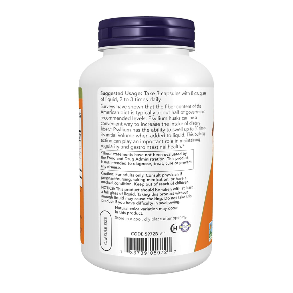 NOW Foods psyllium husk benefits