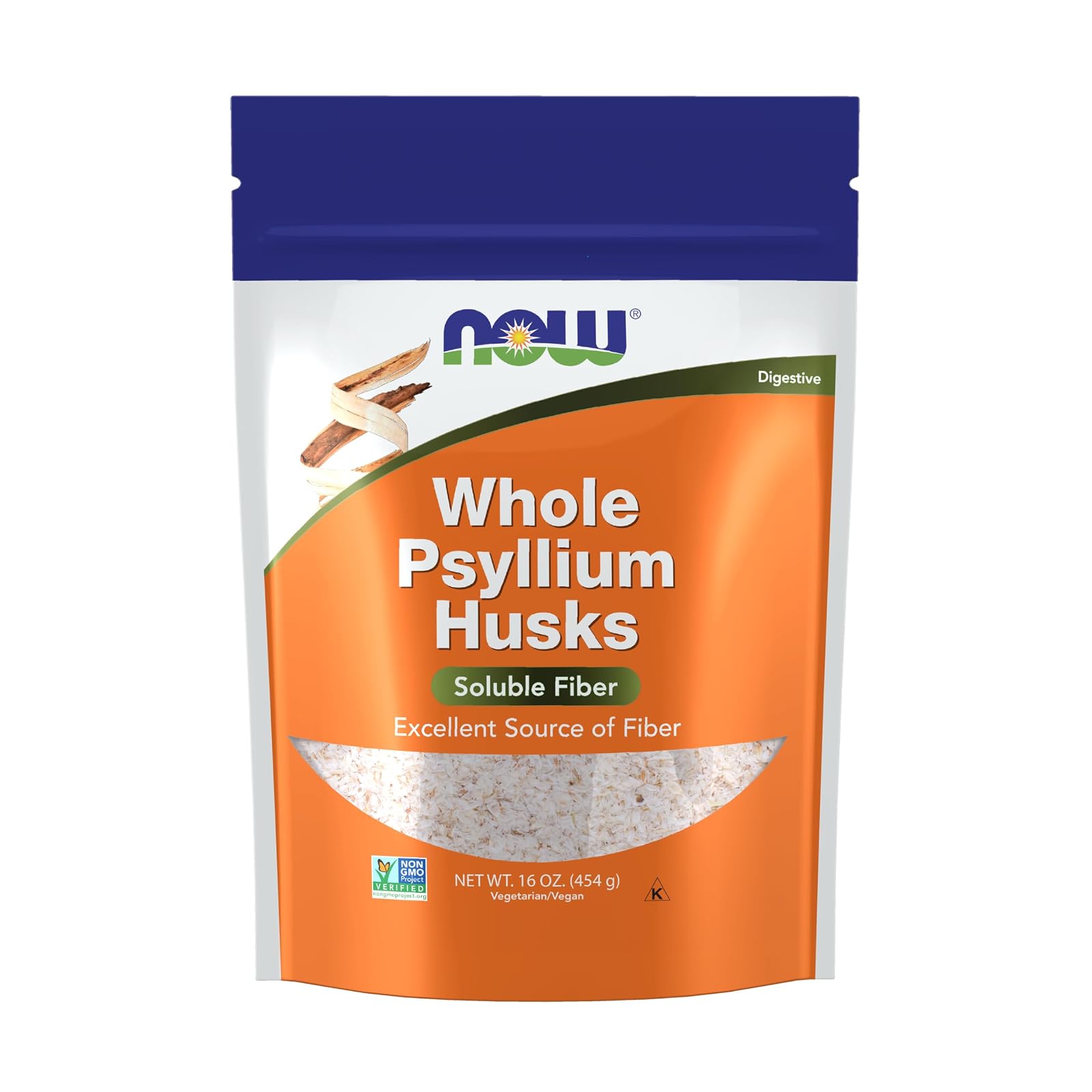 NOW Foods psyllium husk fiber supplement
