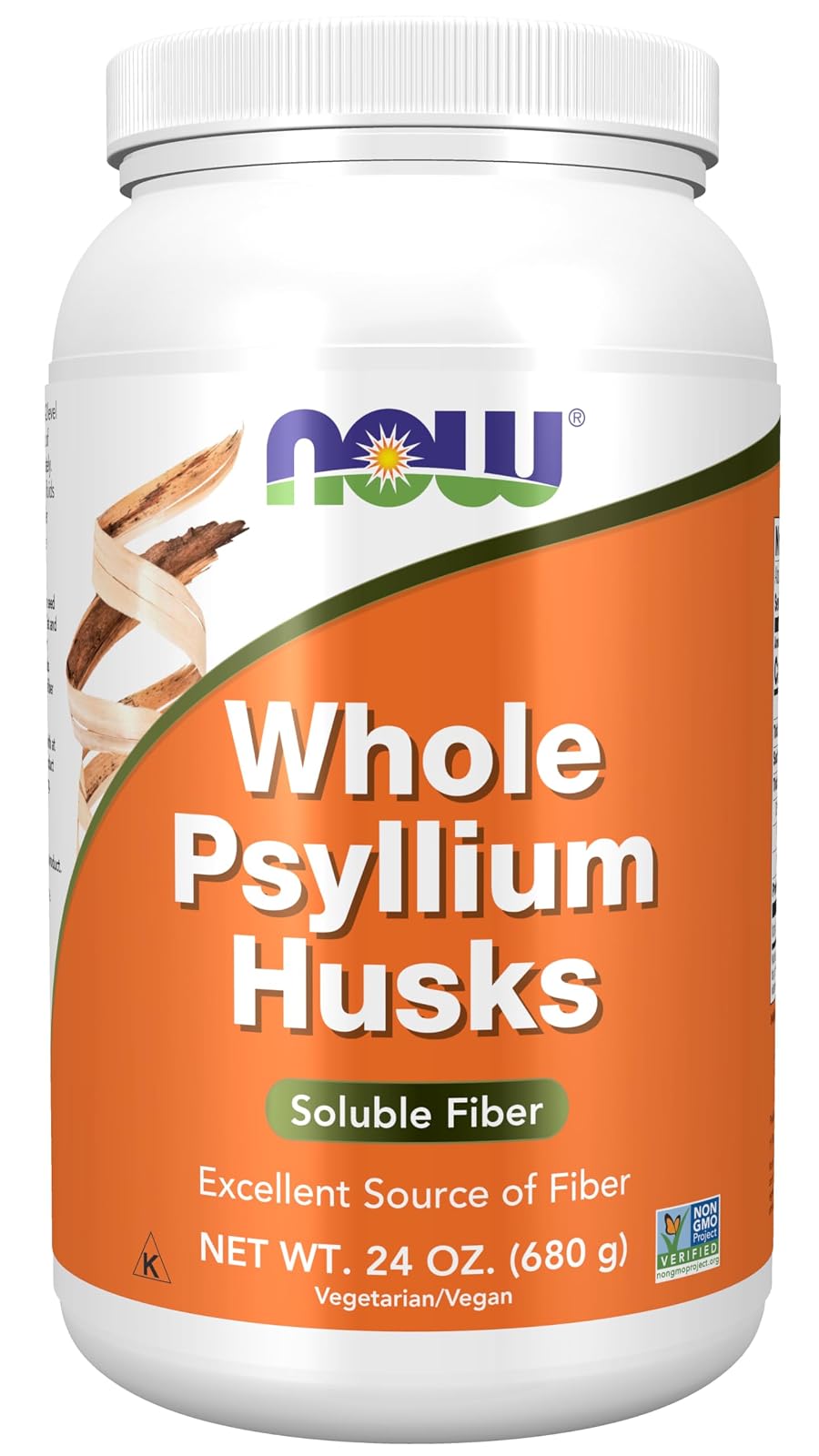 NOW Foods psyllium husk fiber supplement