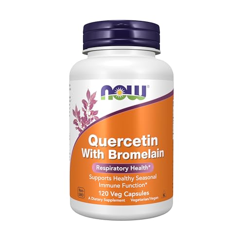 NOW Foods Quercetin with Bromelain capsules