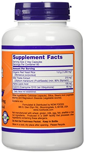 NOW Foods red yeast rice capsules