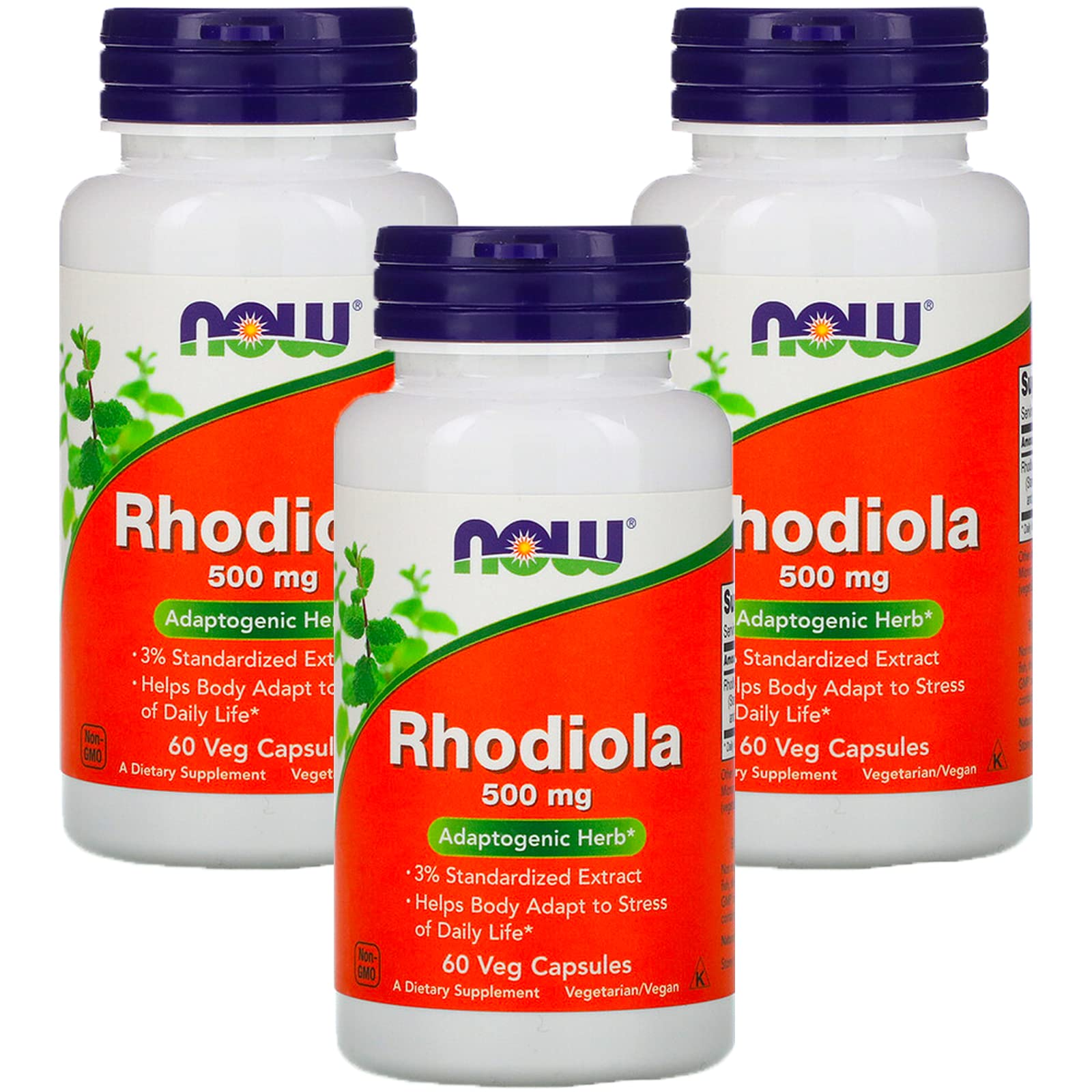 NOW Foods Rhodiola stress relief capsules