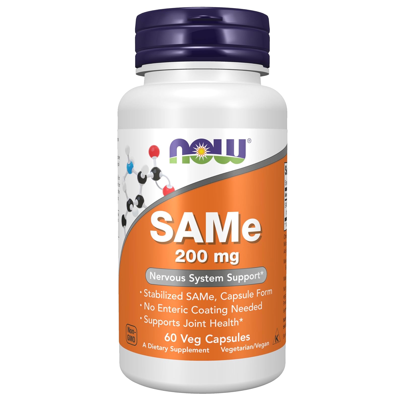 NOW Foods SAMe 200 mg capsules