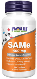 NOW Foods SAMe multivitamins for energy