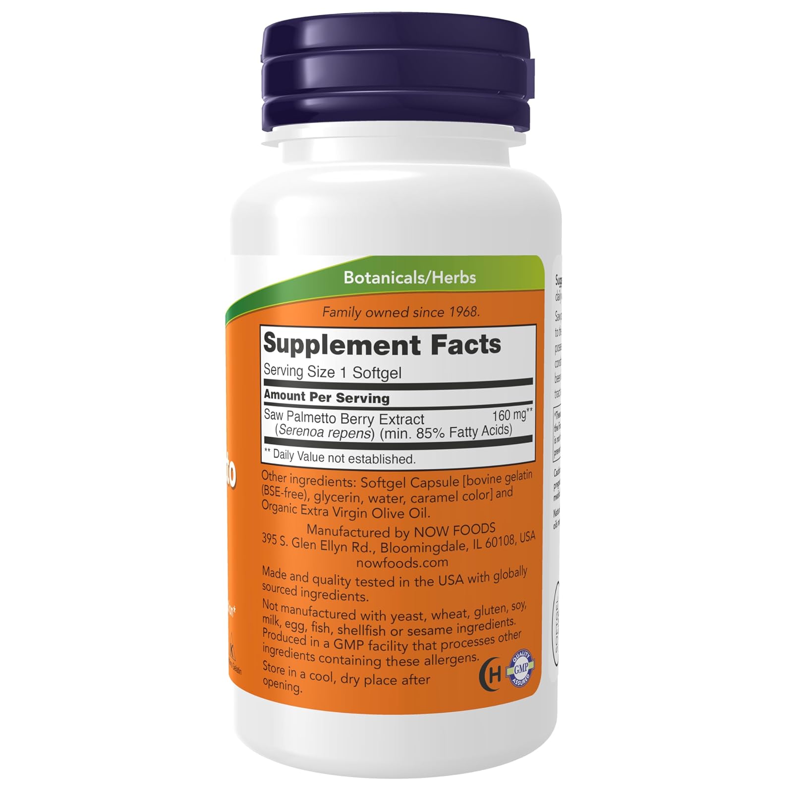NOW Foods saw palmetto softgels benefits