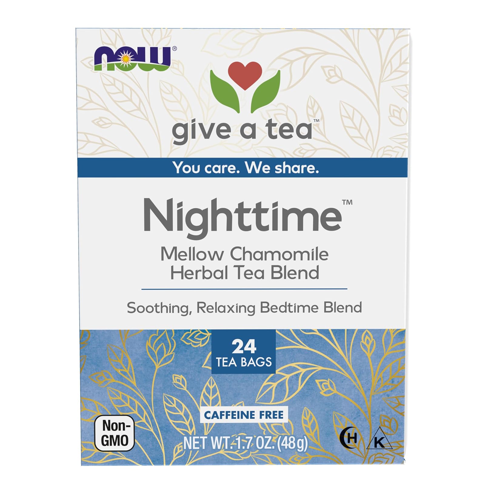 NOW Foods soothing herbal tea bags