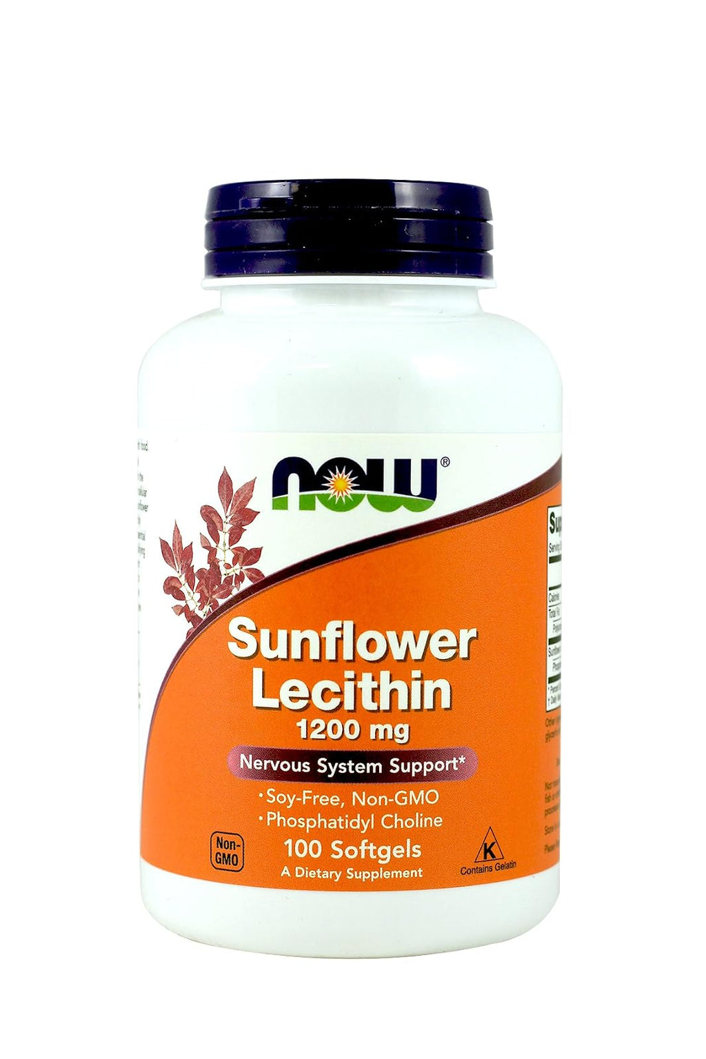 NOW Foods sunflower lecithin softgels benefits