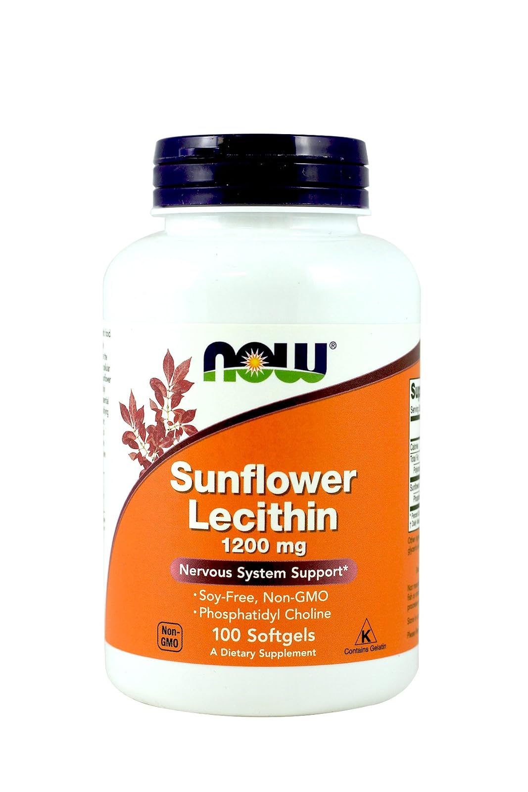 NOW Foods sunflower lecithin softgels benefits