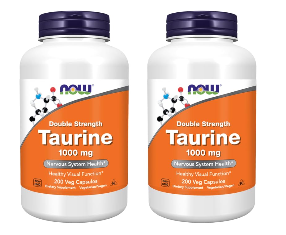 NOW Foods Taurine 1000 mg capsules