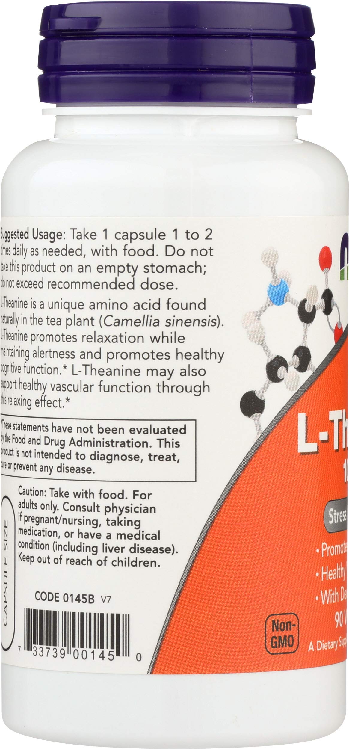 NOW FOODS Theanine for mood enhancement