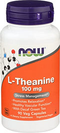 NOW FOODS Theanine relaxation capsules