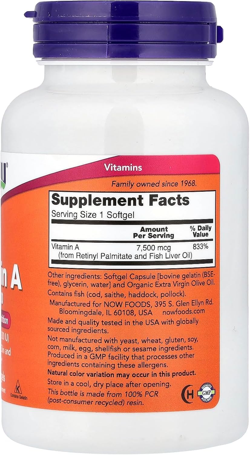 NOW Foods vitamin A immune support