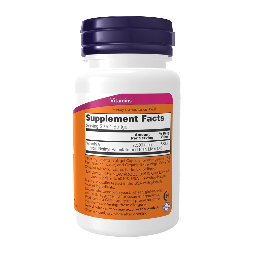NOW Foods vitamin A softgels