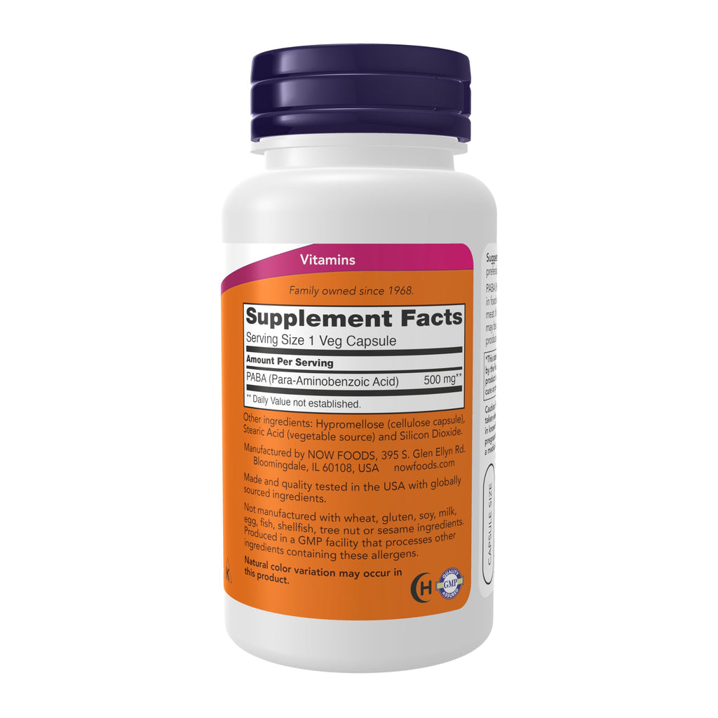 NOW Foods vitamin B capsules