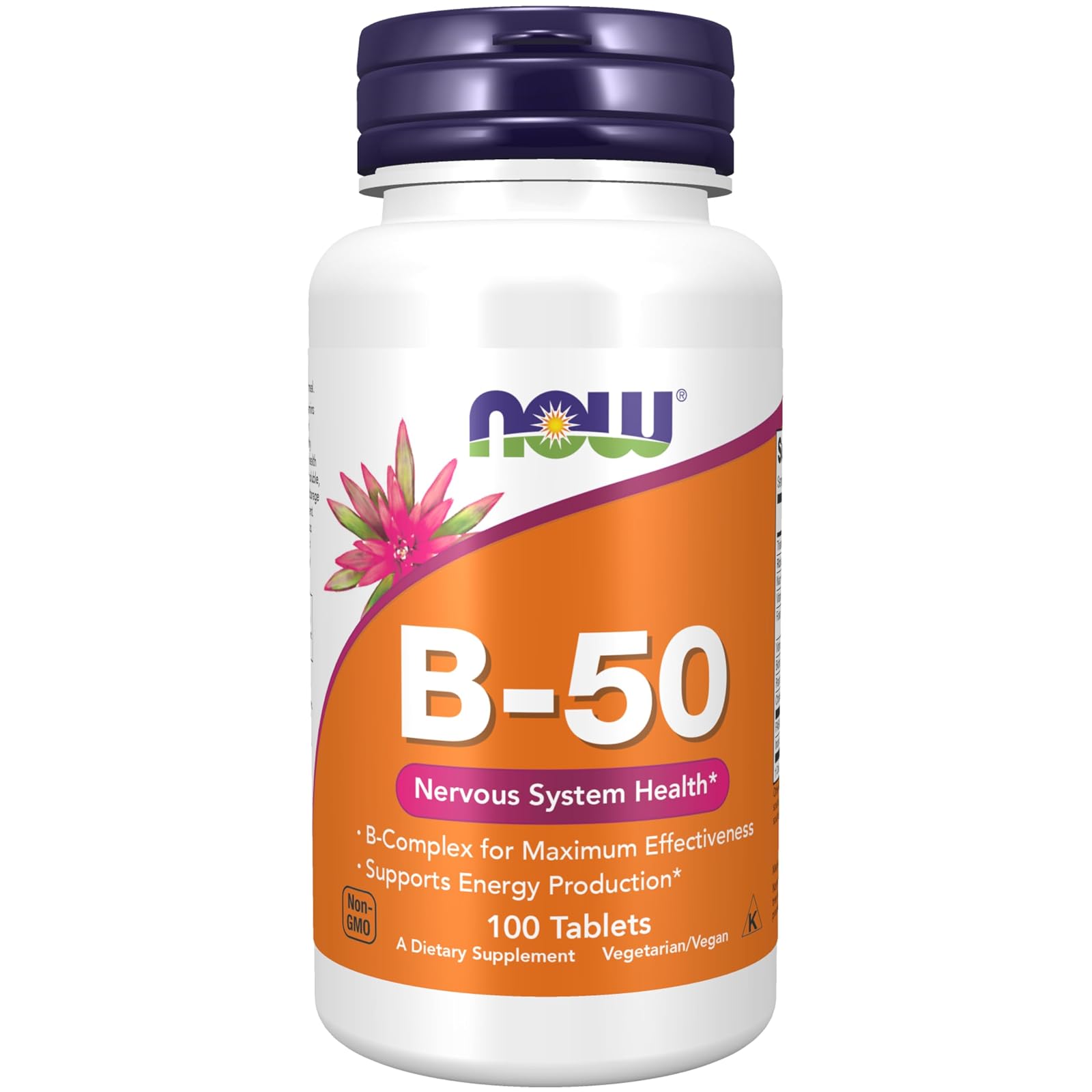 NOW Foods vitamin B complex tablets