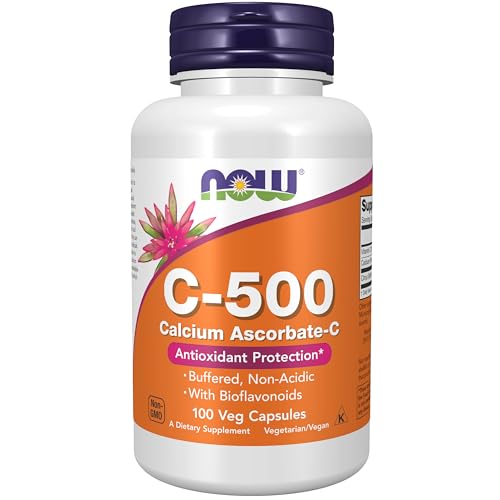 NOW Foods Vitamin C capsules for immunity