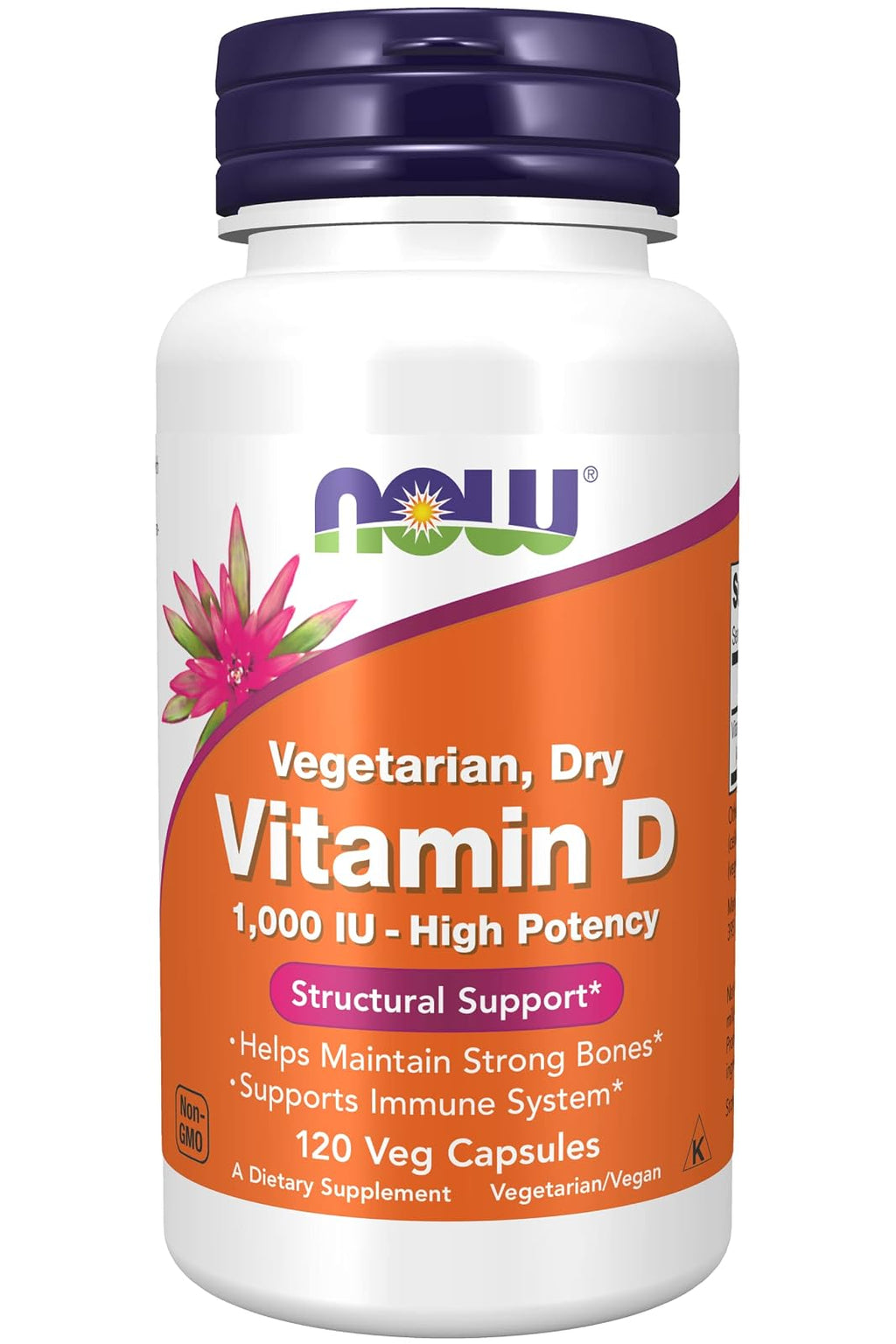 NOW Foods Vitamin D-2 capsules for immunity
