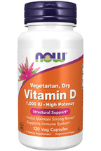 NOW Foods Vitamin D-2 capsules for immunity