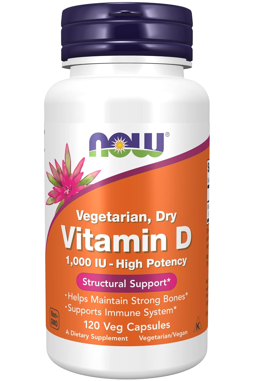 NOW Foods Vitamin D-2 capsules for immunity