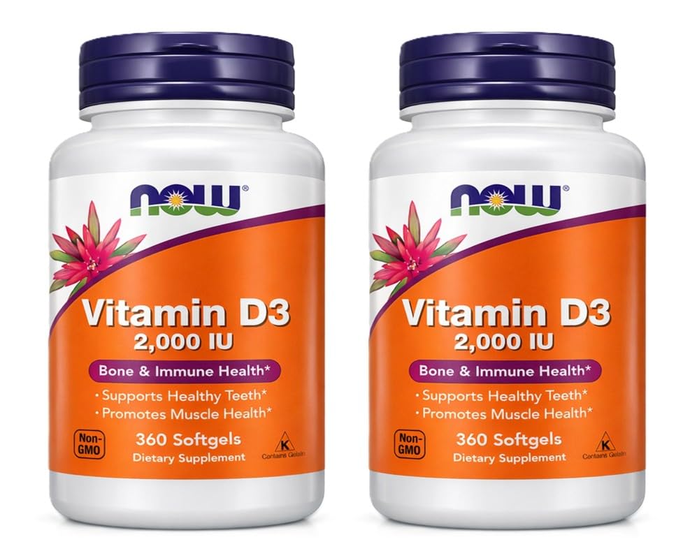 NOW Foods Vitamin D-3 softgels