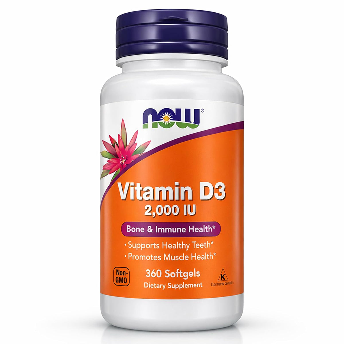 NOW Foods Vitamin D-3 softgels