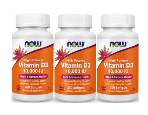 NOW Foods Vitamin D-3 softgels