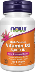 NOW Foods vitamin D softgels