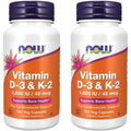 NOW Foods vitamin D3 K2 capsules