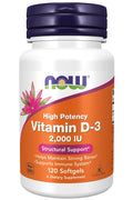 NOW Foods vitamin D3 softgels