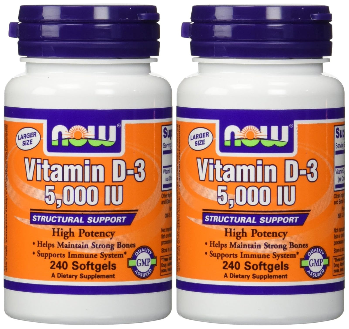 NOW Foods Vitamin D3 softgels