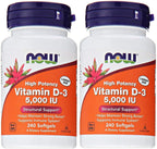 Now Foods vitamin D3 softgels