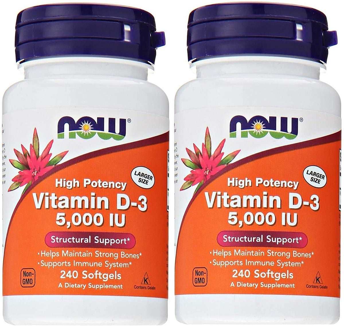 Now Foods vitamin D3 softgels